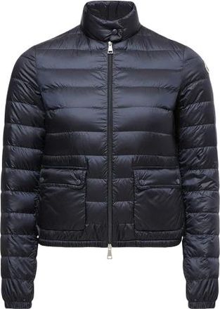 Moncler Femme, Vestes, Bleu, Taille: 38 FR Lans Short Down Jacket