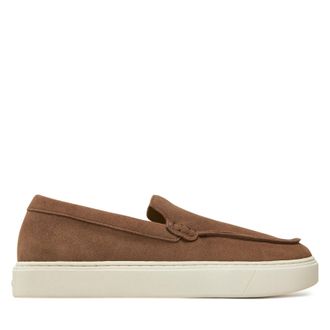 Calvin Klein Mokassins Calvin Klein Moccasin Suede HM0HM01794 Braun
