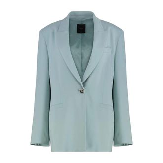 Pinko Einreihiger Blazer mit Schalkragen - - Jackets - Damen - Blau - M