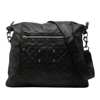 Gucci Pre-owned Guccissima Leather Shoulder Bag - Femme - Pre-owned - Noir - Taille: ONE Size