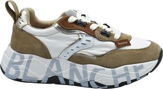 Voile Blanche Voile Blanche Low-Top Sneaker - Brown Textured Lace-Up Sneakers - Gr. 41 (EU) - in Braun - für Damen