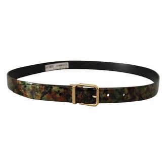 Dolce & Gabbana Homme, Accessoires, Multicolore, Taille: 90 CM Ceinture en cuir