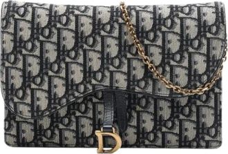 Dior Pre-owned Canvas Crossbody - Femme - Pre-owned - Bleu - Taille: ONE Size