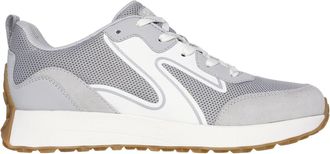 Skechers Gusto Sneaker f&uuml;r Damen, Wildleder-Panel (Grau)