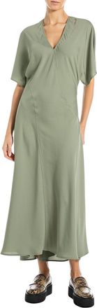 Replay Damen W9211 Kleid, 848 SAGE Green, S