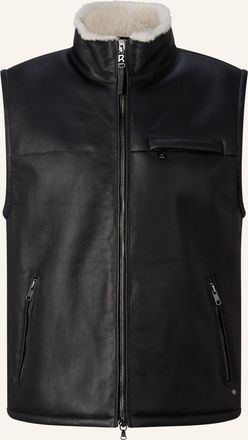 Bogner Lammfell-Weste Rosso schwarz