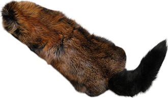 Dolce & Gabbana Femme, Accessoires, Brun, Taille: ONE Size Fur Shawl Scarf