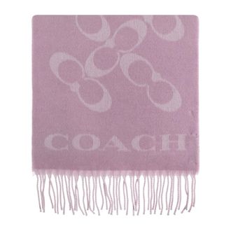 Coach Femme, Accessoires, Violet, Taille: ONE Size Monogram Scarf