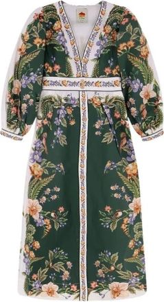 Farm Rio Farm Rio, Femme, Robes, Vert, Taille: 38 FR Wrap Robes