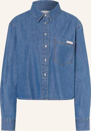 Calvin Klein Jeans Hemdbluse In Jeansoptik blau