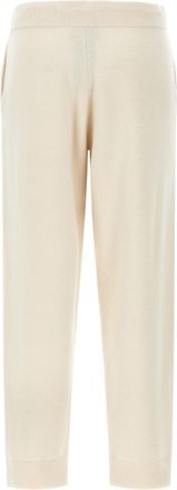 Yves Salomon Wool and Cashmere Blend Joggers - Cream
