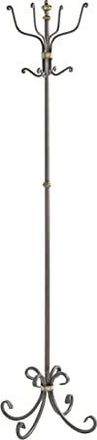Haku Möbel Garderobenständer anthrazit, Metall - Maße: H 180 cm x Ø 46 cm, Style: Art Deco