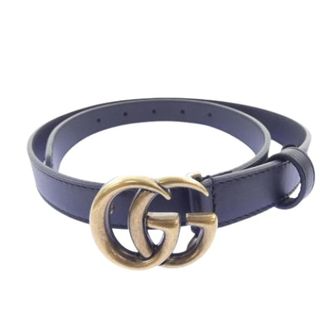 Gucci Ceinture Vintage Pre-owned - Femme - Pre-owned - Noir - Taille: ONE Size