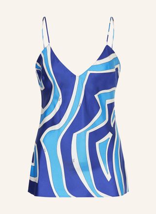 Pucci Seidentop blau