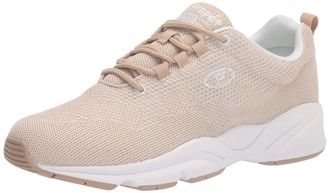 Propét Damen Stabilitätsfliege Sneaker, Sandfarben/Weiß, 38 EU