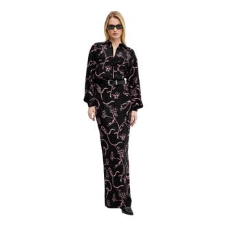 Moschino Maxi-Kleider - - Dresses - Damen - Schwarzk - L