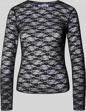 Review Longsleeve aus floraler Spitze