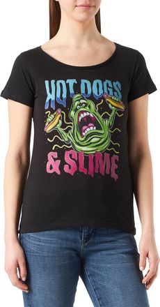 Cotton Division Damen WOGHOSDTS009 t Shirt, Noir, XL