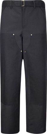 sacai Pantalons D&eacute;contract&eacute;s - Noir