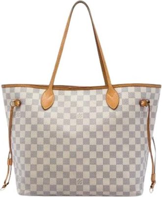 Louis Vuitton Pre-owned Neverfull MM - Femme - Pre-owned - Blanc - Taille: ONE Size