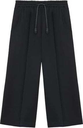 Loewe kurze Stretch - schwarze Hosen