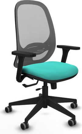 Piqueras y Crespo Schreibtischstuhl, h&ouml;henverstellbare Armlehne, h&ouml;henverstellbare Lendenwirbelst&uuml;tze, ausgestattet mit Syncro/Traslack und Schneideschaum, mit Rollen 6