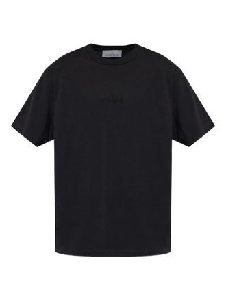 Stone Island Klassisches T-Shirt - Schwarz