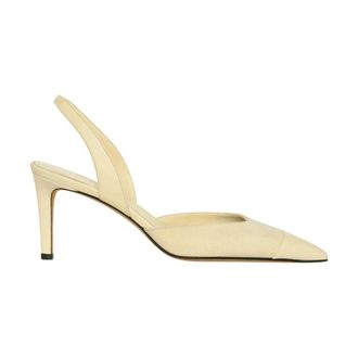 Kiton Suede Slingback Pumps - - Shoes - Damen - Beige - 39 EU