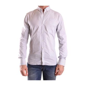 Neil Barrett Gestreiftes Herrenhemd Fr&uuml;hling/Sommer Kollektion - - Shirts - Herren - Grau - M