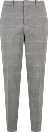Moschino Homme, Pantalons, Gris, Taille: M Pantalon slim en pied-de-poule