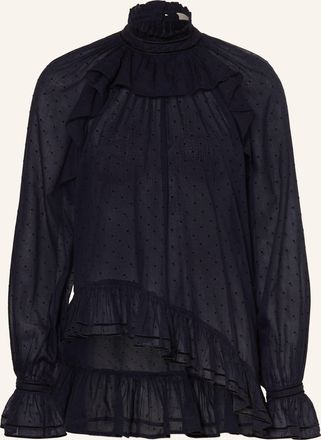Ulla Johnson Ulla Johnson Blusenshirt Marcella Mit R&uuml;schen blau