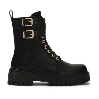 Kazar Hohe Stiefel mit dekorativer Lasche.Dieses Produkt f&auml;llt gro&szlig; aus. - - Shoes - Damen - Schwarzk - 39 EU