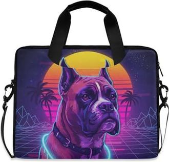 Alaza Sac pour ordinateur portable de 40,6 &agrave; 15,6 pouces, tour Eiffel, sac pour ordinateur portable, sac &agrave; bandouli&egrave;re pour femme, homme, &eacute;tudiant, travail,