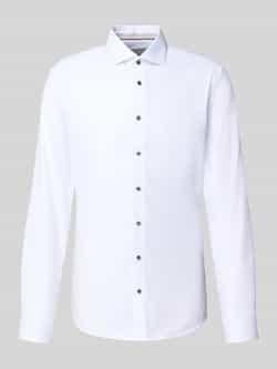 Eterna Slim Fit Business-Hemd mit Knopfleiste