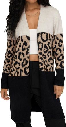 Only ONLJADE Animal LS Cardigan CC KNT
