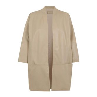 Cortana Femme, Vestes, Beige, Taille: 40 FR Veste Droite Oversize