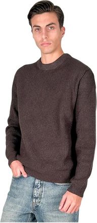 Daniele Fiesoli Homme, Pulls, Brun, Taille: XL Pullover Girocollo