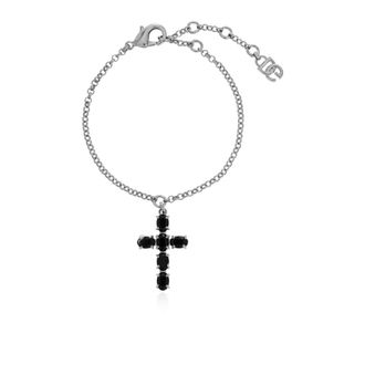 Dolce & Gabbana Armband mit religi&ouml;sem Motiv - - Accessories - Damen - Grau - ONE SIZE