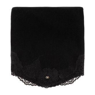Valentino Garavani Cashmere Scarf - - Accessories - Damen - Schwarzk - ONE SIZE