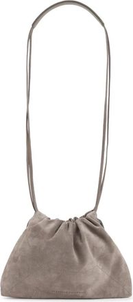 Brunello Cucinelli Femme, Sacs, Gris, Taille: ONE Size Sac bandouli&egrave;re en daim