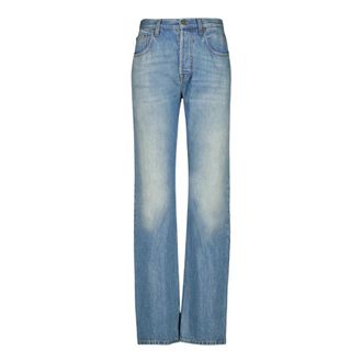 Gucci Baumwoll-Denim-Hose mit Soft-Coating - - Jeans - Damen - Blau - W26
