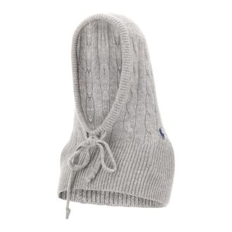 Polo Ralph Lauren Femme, Accessoires, Gris, Taille: ONE Size Wool and Cashmere Balaclava