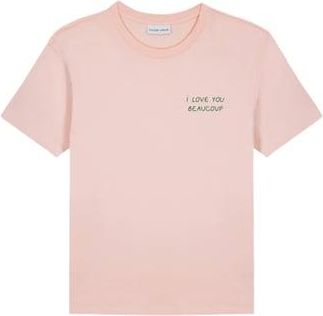 Maison Labiche T-shirt Popincourt brod&eacute; en coton biologique