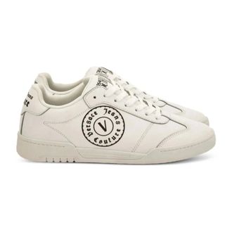Versace Jeans Couture Homme, Chaussures, Blanc, Taille: 41 EU Logo Baskets