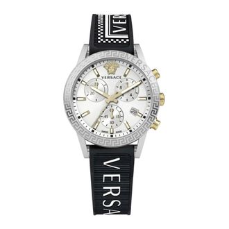 Versace Femme, Accessoires, Noir, Taille: ONE Size Sport Tech Chronograph 40 mm