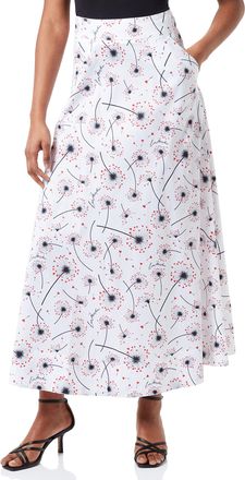 Love Moschino Damen Long Skirt, Dandelion F.BCO, 42 EU