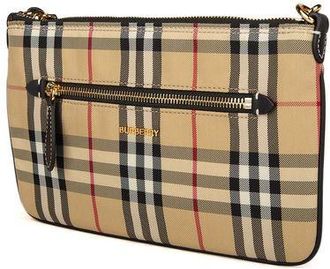 Burberry Nylon Clutch - Beige