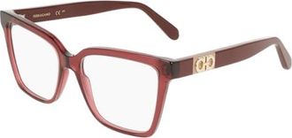 Ferragamo SF3060 655 Lunettes pour femme Transparent WINE 54/16/150