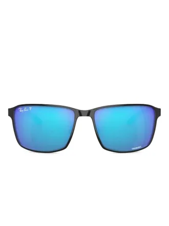 Ray-Ban lunettes de soleil RB3721 &agrave; monture rectangulaire - Noir