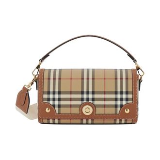 Burberry Femme, Sacs, Beige, Taille: ONE Size Note Handbag